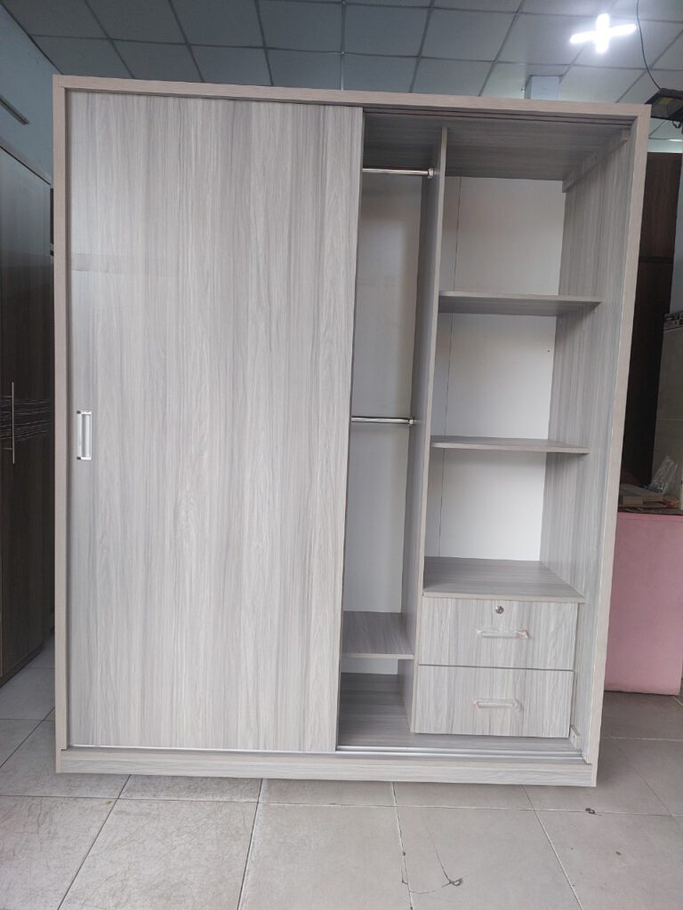 tủ áo lùa mdf -01353 - Đồ Gỗ Nội Thất Cao Cấp TPHCM